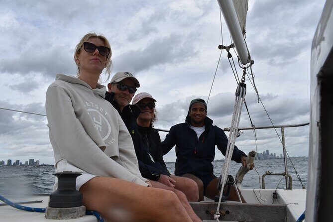 Learn to Sail in a Bonafide Racing Vessel in Biscayne Bay - An Authentic and Active Miami Sailing Experience