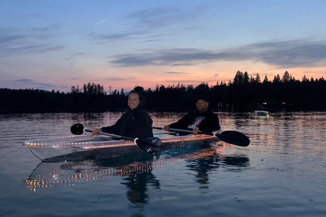 LED Illuminated Sunset Clear Kayak Tour //Kalispell, MT// - A Deep Dive into the Experience