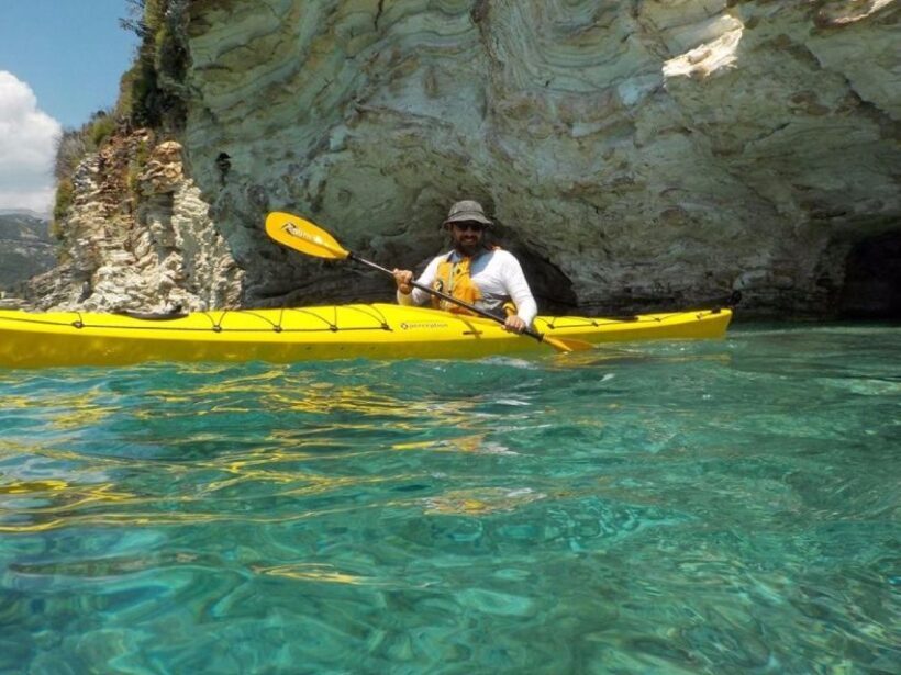 Lefkas, Nydri: Kayaking Day Trip to Scorpios and Meganisi - The Sum Up