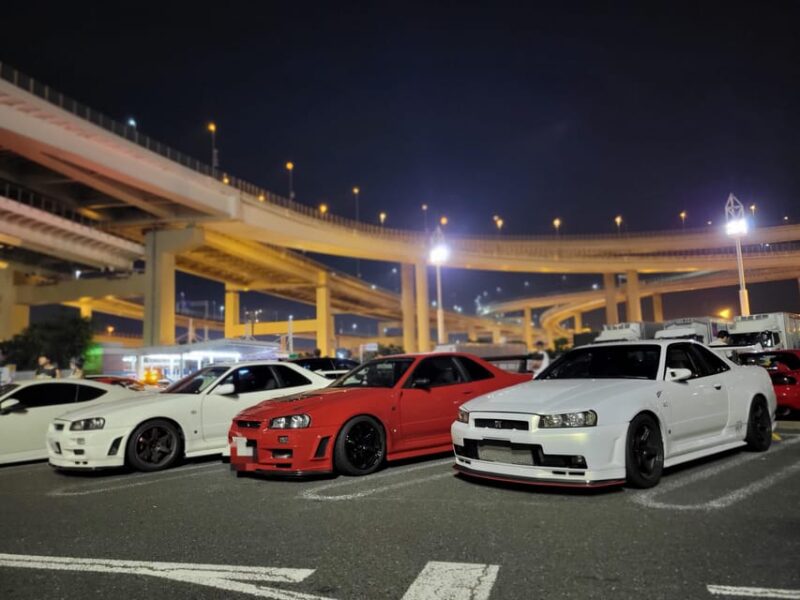 Lets Go to Daikoku PA in a 500 Hp ER34! - Driving the Powerful ER34