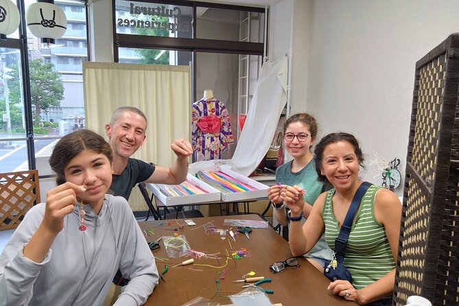 Lets Make Japanese Accessories With Mizuhiki - Enjoying the Matcha and Sweets Experience