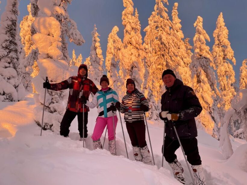 Levi: Lakeside forest snowshoeing - Key Points