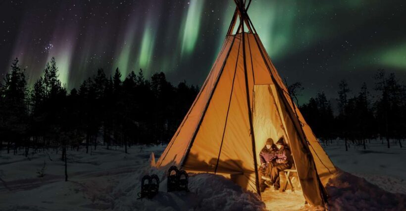 Levi: Northern Lights Campfire - The Chance to See the Aurora