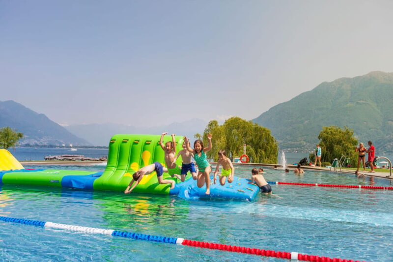 Lido Locarno: Day Ticket to Pool With Optional Waterslide - Panoramic Views of Lake Maggiore
