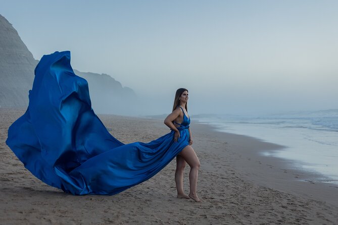 Lisbon Flying Dress & Fashion Photoshoot at iconic places - The Dress Selection and Atmosphere