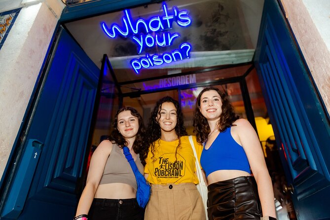 Lisbon Pink Street Pubcrawl: 1h Open Bar, Shots,VIP Club Entry - Exclusive Drink Deals and Games