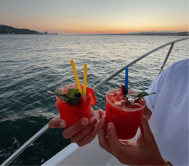 Lisbon: Private Luxury Catamaran Tour with Welcome Drink - The Itinerary in Detail