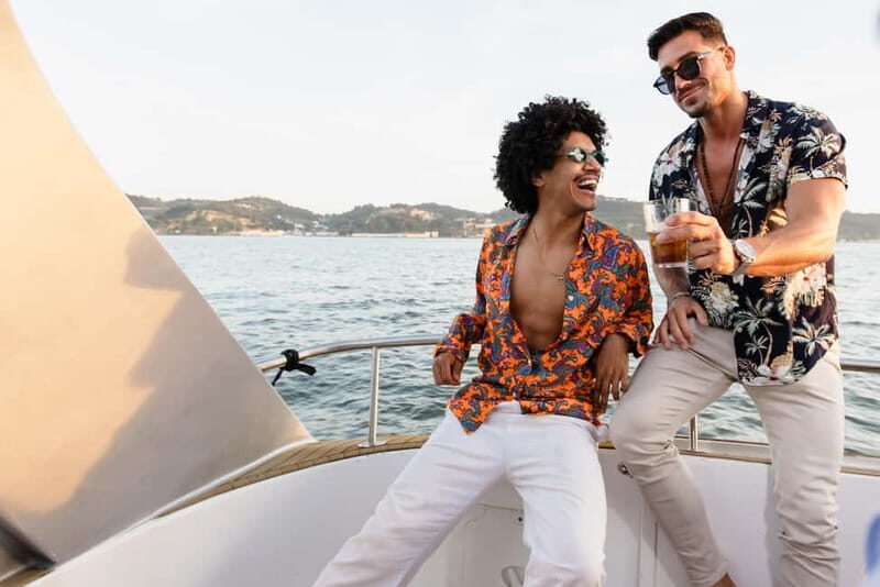 Lisbon: Sunset/Night Boat Party with Open Bar, Snacks & DJ - An Entertaining and Scenic Adventure