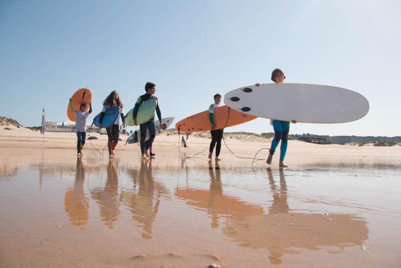 Lisbon: Surfing Group Lesson - The Meeting Point & Transport
