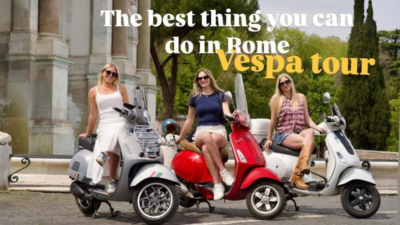 Lizzie McGuire Vespa tour in Rome - Introduction