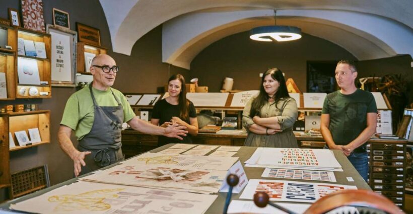 Ljubljana: Print a Poster in an Old Print Shop - Printing Your Own Poster: A Personalized Keepsake