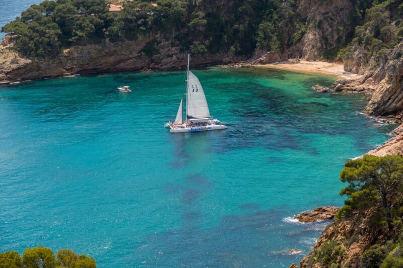 Lloret de Mar: Catamaran Sailing Cruise with BBQ and Drinks - The Itinerary: What You Can Expect