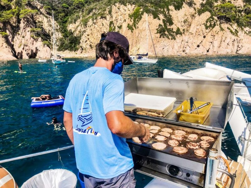 Lloret de Mar: Catamaran Sailing Cruise with BBQ and Drinks - The Sum Up
