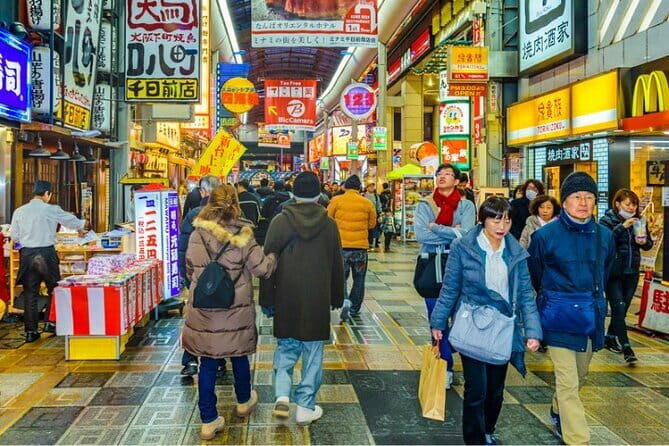 Local Spots!Osaka Walking Tour Osaka Castle Shinsekai and Namba - Practical Tips for Travelers