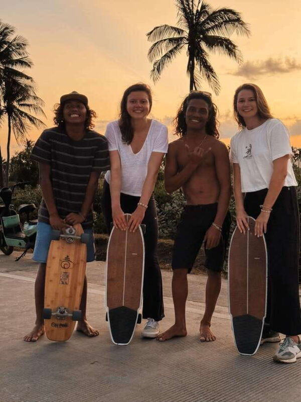 Lombok: Surf Skateboarding Lesson with Sunset View - Key Points