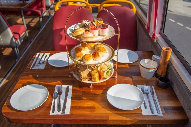 London Afternoon Tea Bus and Panoramic Tour on Lower Deck - A Taste of Traditional Afternoon Tea