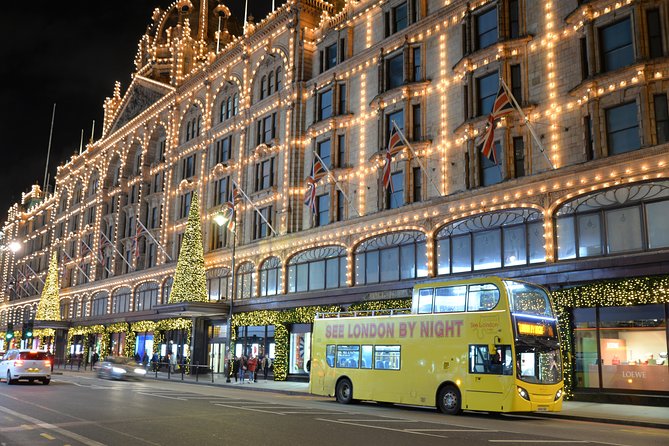London by Night Sightseeing Tour - Open Top Bus - Highlights of the Tour