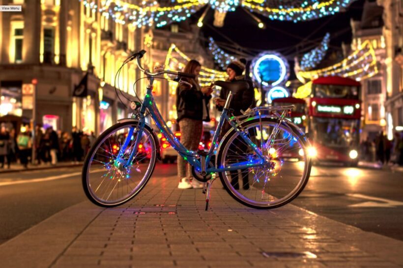 London Christmas Lights Bike Tour - The Experience of Riding Through London in Winter