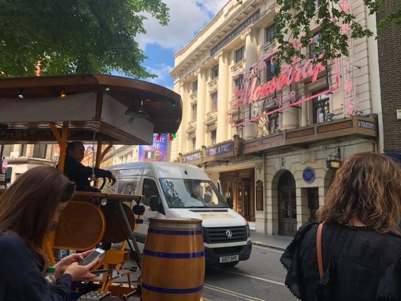 London: Piccadilly and Soho Beer Bike Tour - An Overview of the London Beer Bike Tour