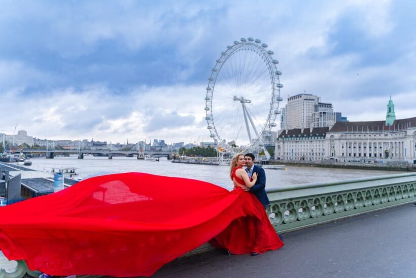 London: Private Flying-dress Photoshoot @jonadress - Key Points