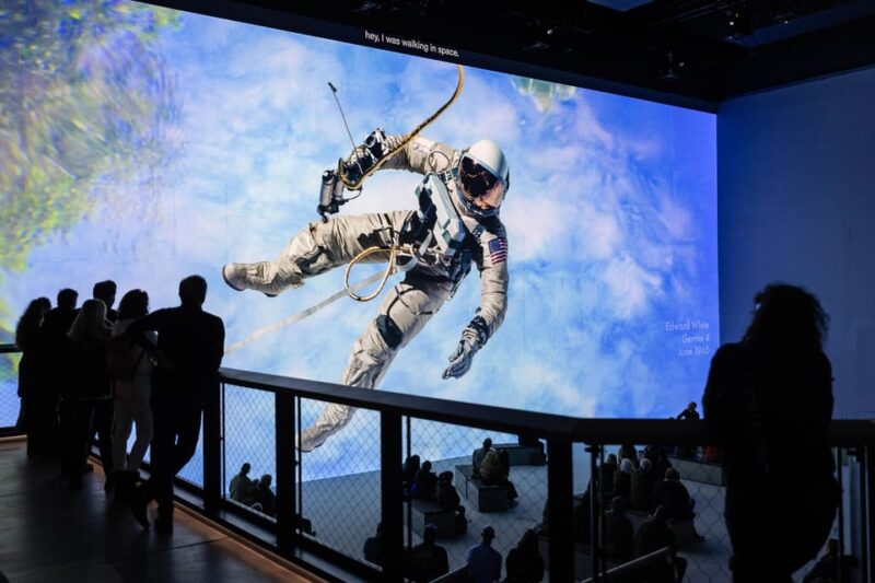 London: The Moonwalkers: A Journey with Tom Hanks Exhibition - The Immersive Visuals and Sound