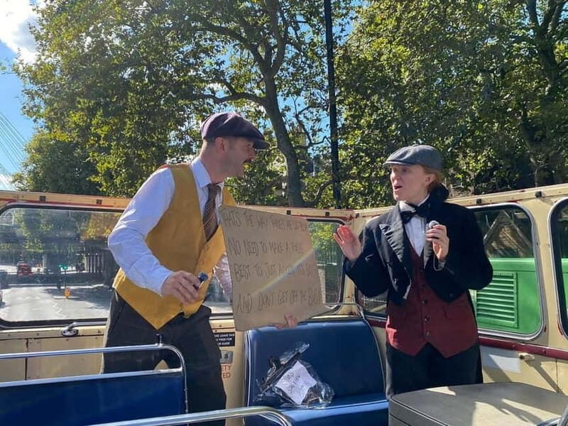 London Vintage Bus Tour: Live Comedy Sightseeing Show - Authentic Feedback from Travelers