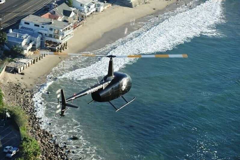 Long Beach: Private LA Coast Surf and Turf Helicopter Tour - Key Points