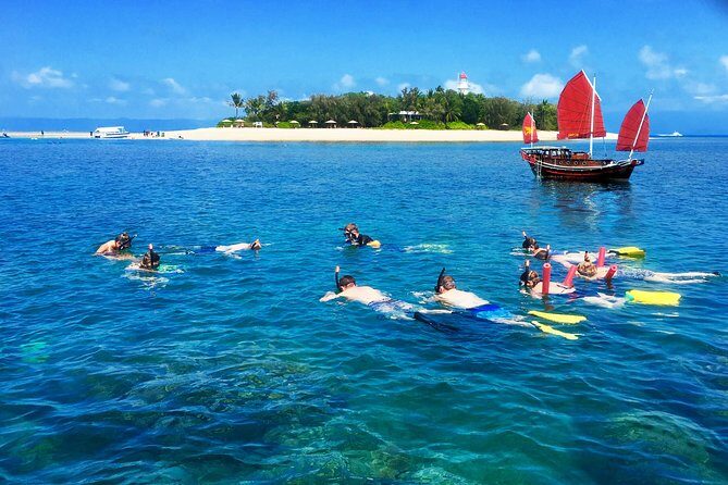 Low Island Snorkelling Private Charter Aboard Authentic Chinese Junk Boat - A True Day of Personalized Adventure in Port Douglas