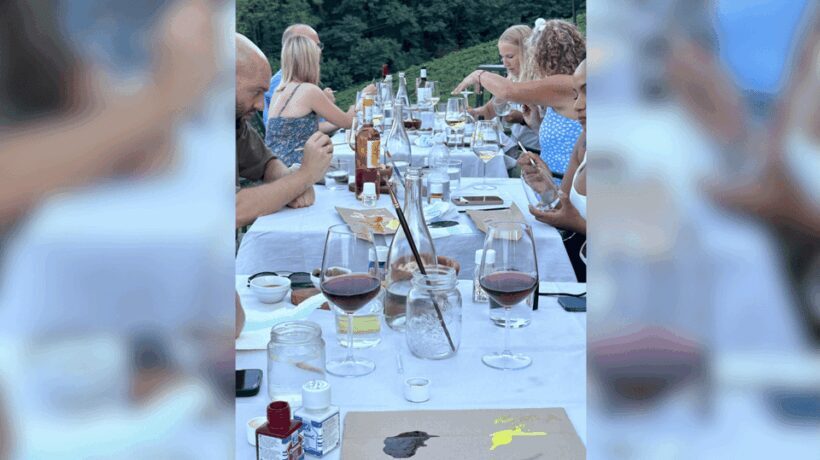 Lucca: Vineyard Paint & Sip at Tenuta Adamo Winery - The Perfect Introduction to Local Tuscany