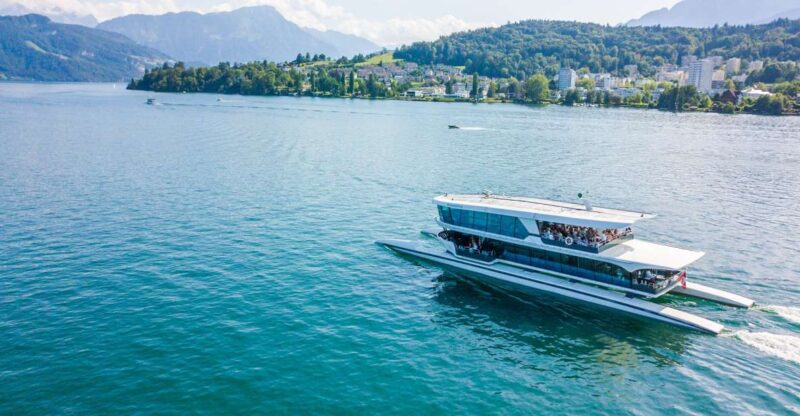 Lucerne: Round-Trip Catamaran Cruise on Lake Lucerne - Scenic Experience
