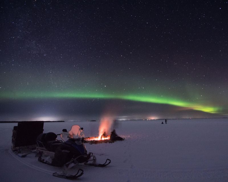 Luleå : Northern Lights Tour on a Snowmobile drawn Sled - The Balance of Cost and Experience