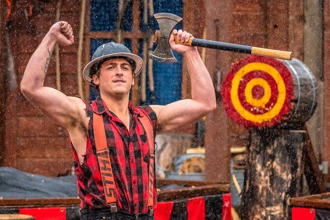 Lumberjack Show and Axe Throw Challenge - An In-Depth Look at the Lumberjack Show and Axe Throw Challenge
