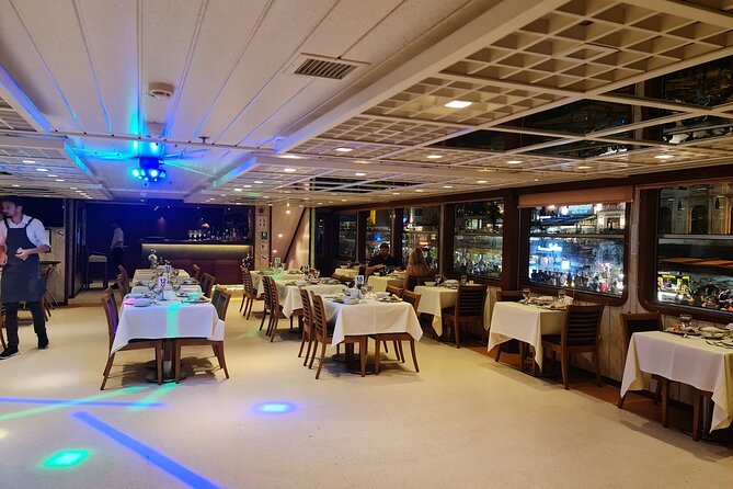 Luxury Bosphorus Dinner Cruise & Shows Private Table & Free Wi-Fi - Dining on Traditional Turkish Meze