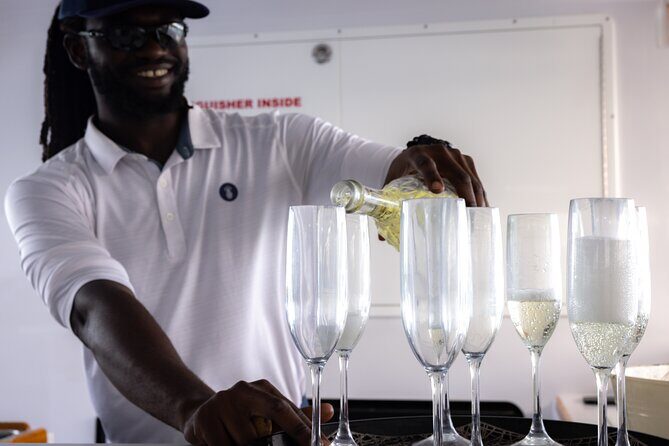 Luxury Catamaran Sunset Sail with Saxophone on Princess Grace - FAQs