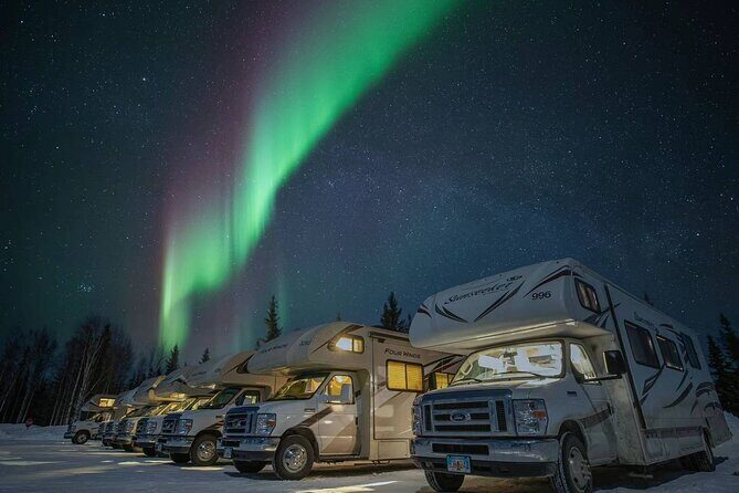 Luxury Motorhome Aurora Chasing Tour Small Group and Private - Key Points