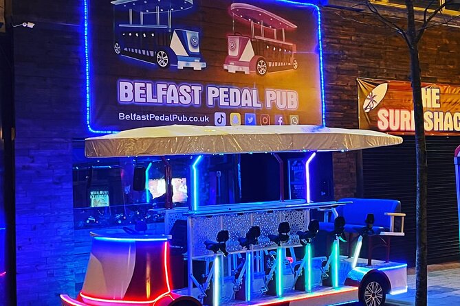 Luxury Party Bike Tour of Belfast City (Individual Seat) - Bring Your Own Drink Policy