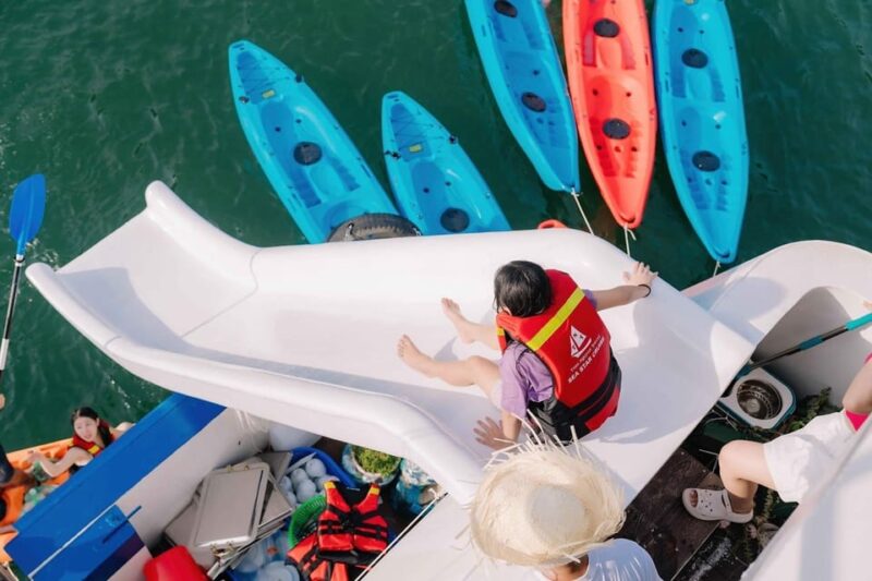 Luxury Sunset Tour- Lan Ha Bay: Kayak, Water Slides, Jacuzzi - The Sum Up