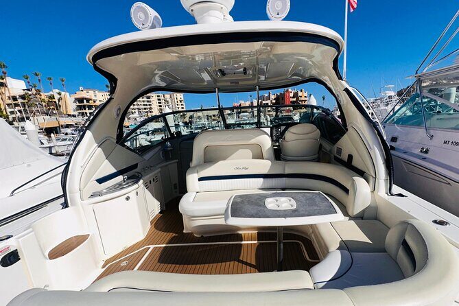 Luxury Yacht Tour in Los Cabos 45FT SeaRay Sundancer - Practical Details: What You Need to Know