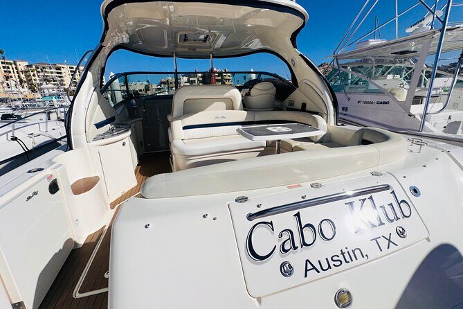Luxury Yacht Tour in Los Cabos 45FT SeaRay Sundancer - FAQs