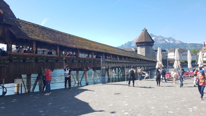 Luzern Discovery:Small Group Tour and Lake Cruise From Basel - Crossing the Chapel Bridge