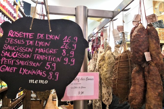Lyon Old Town Food & Wine Tasting Tour Including a Bouchon Lyonnais - Tour Details and Inclusions