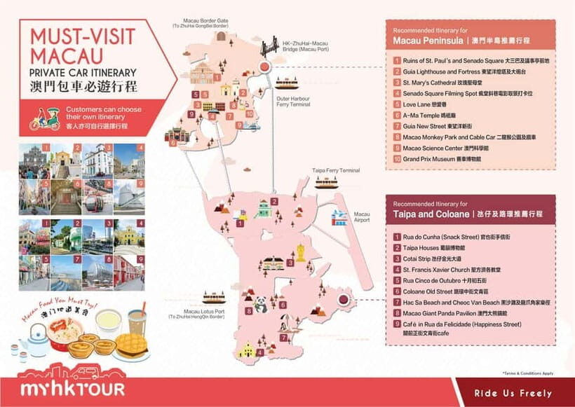MacauPrivate Sightseeing Tour with Local Driver-Guide - Key Points