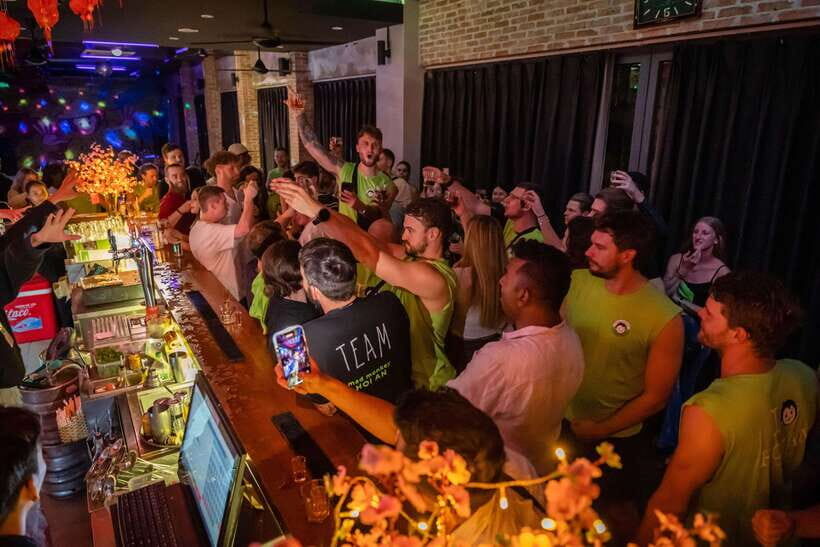 Mad Monkey Hoi An Pub Crawl-Free shot on arrival at each bar - Key Points
