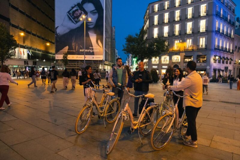 Madrid by Night: Vintage Bike Tour Highlights/Optional Tapas - The Value of the Tour