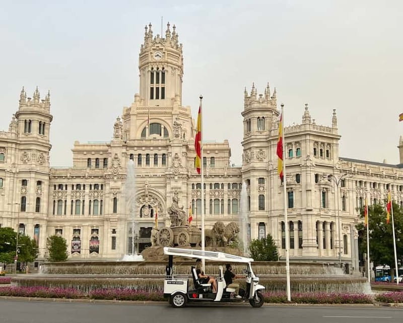 Madrid: Discover the City by Private Electric Tuk Tuk - Royal Palace of Madrid