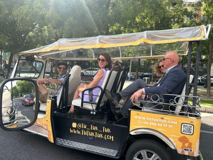 Madrid: Traditional Tour wh Private guide in yellow Tuk Tuk - An Engaging Way to Discover Madrid’s Highlights