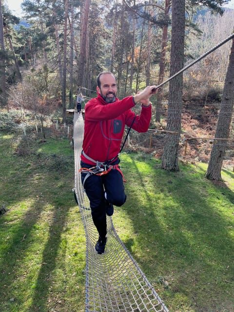 Madrid: Zip line circuits high in the trees - Key Points