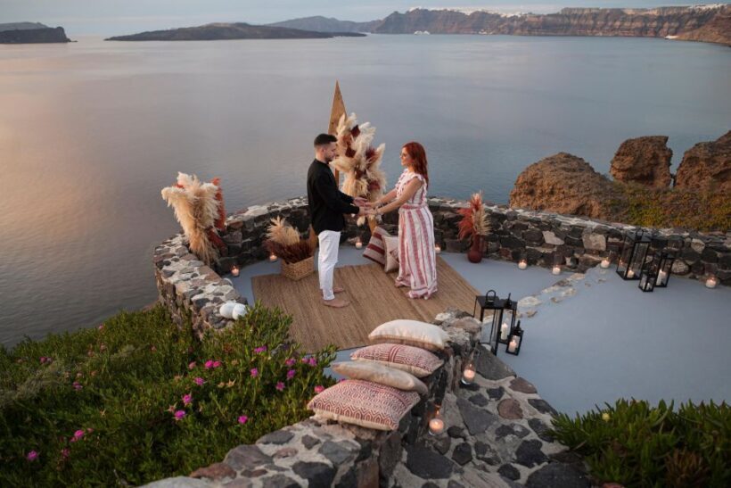 Magical Proposal Photoshoot in Santorini - The Sum Up