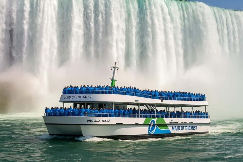 Maid of the Mist Boat & Cave of the Winds with hotel pickup - An Up-Cclose Experience of Niagara Falls