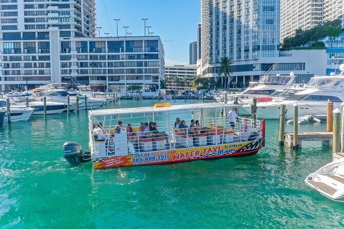 Maimi Water Taxi on Biscayne Bay to & from South Beach - Key Points: